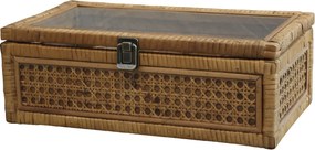 Ratanový box s bambusovým výpletem Francesca French - 36*21*13cm