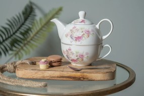 Porcelánový tea for one Friendly Roses - 0,4L