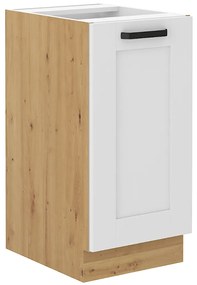 Kuchyňská linka LUNA ab | 120 + 230 cm | PREMIUM BOX zásuvky | UNI dvířka | artisan/bílá