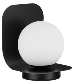 LED černá stolní lampa Kamen