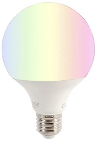 Chytrá E27 stmívatelná LED žárovka G95 11W 900lm 2200-4000K RGB