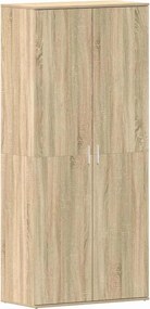 Skříň na obuv 80 x 39 x 178 cm Kompozitní dřevo Sonoma dub 3333868