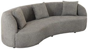 Designová sedačka Pasquale 230 cm šedá