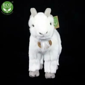RAPPA Plyšový kozel/koza 20 cm / ECO-FRIENDLY / od 0 měsíců