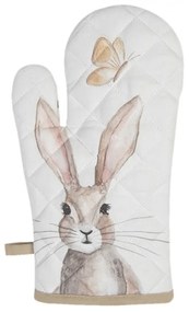 Kuchyňská chňapka s motivem králíků Rustic Easter Bunny – 18x30 cm
