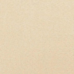 Relaxační křeslo s podnožkou krémové textil 3097752