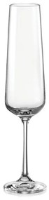 Bohemia Crystal Sklenice na šampaňské Sandra 40728/200ml (set po 6ks)
