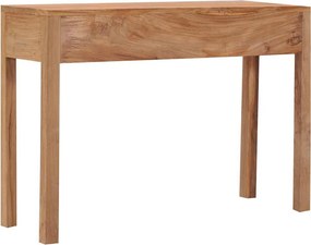 Konzolový stolek 110 x 35 x 75 cm masivní teakové dřevo 287229