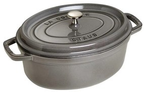 Hrnec STAUB  oválný 29 cm šedý 4,2l