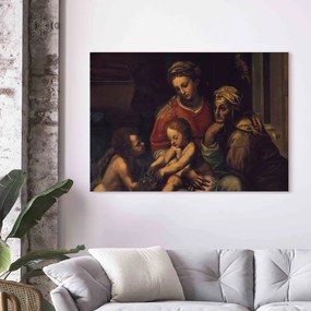 Reprodukce obrazu Marie s dítětem, svatá Alžběta a Jan Křtitel jako dítě