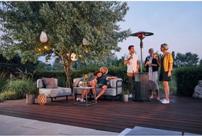 Šedá tepelná plynová lampa ENDERS Fancy