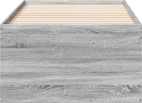 Válenda se zásuvkami bez matrace šedá sonoma 100 x 200 cm 3280242