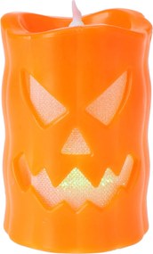Svíčka LED Halloween, měnící barvu, různé barvy, 1 ks, 9 x 6 cm