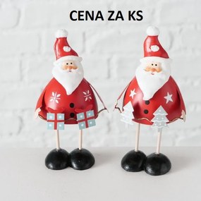 Vánoční dekorace Santa Boltze, výška 14cm, 2 druhy (cena za ks)