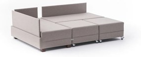 Atelier del Sofa Rohová sedací souprava Fly Left - Cream, Krémová