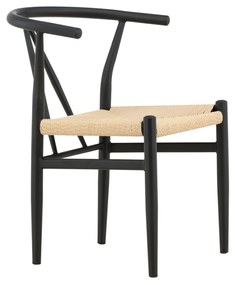 Jídelní židle Alfons, černá, 58x54.5x72