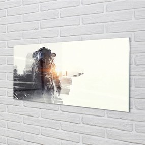 akrylový obraz formulář City 100x50 cm