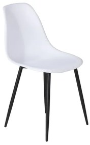 Polar jídelní židle bílá / plast