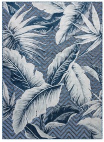Dywany Łuszczów Kusový koberec Botanic 65242 Feathers navy – na ven i na doma Rozměry koberců: 157x220