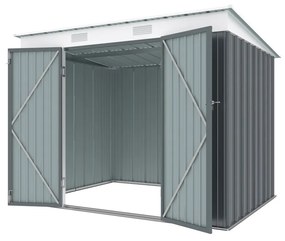 Riwall PRO RMSP 6x8 Anthracite zahradní domek kovový 2,4 x 1,8 m s pultovou střechou antracit