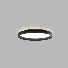LED2 1274853 Moon, stropní svítidlo, 36W LED 3000/4000K, černá, Ø40cm