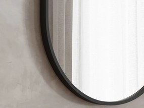 Zrcadlo Lavedo Simple Oval Black 50×80 / 60×90 – černý hliníkový rám | Lavedo by Aplomo Rozměr: 60cm