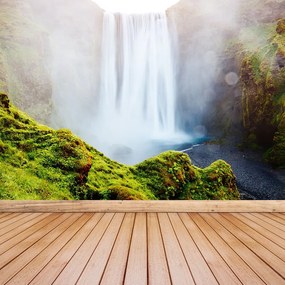 Fototapeta Vodopád Skogafoss 104x70