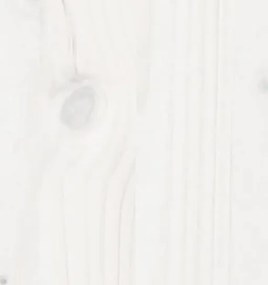 vidaXL Rám postele s čelem voskově 120 x 200 cm masivní borovice [3216177] Barva: Bílá