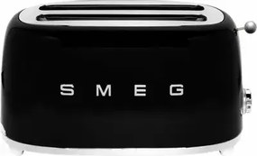 SMEG 50's Retro Style černá / Topinkovač / 1500 W / 2 sloty / 4 topink
