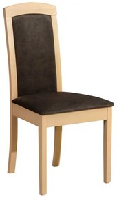 dřevěná čalouněná jídelní židle z masivu Roma 8 drewmi