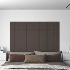 Nástěnné panely 12 ks taupe 60 x 30 cm textil 2,16 m²,  344079