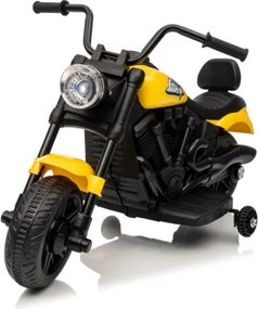 Elektrická motorka STAR žlutá
