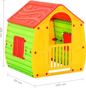 vidaXL Dětský domeček 102 x 90 x 109 cm [316177]