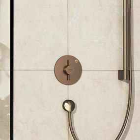Hansgrohe DuoTurn S, baterie pod omítku pro 1 spotřebič, kartáčovaný bronz, HAN-75618140