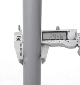 Oděvní stojan, dvojitá oděvní tyč rozšiřitelná od 87 do 150 cm