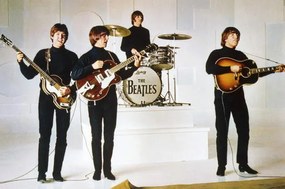 Fotografie Paul Mccartney, George Harrison, Ringo Starr And John Lennon.
