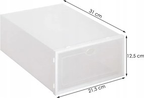Úložný box 21x31x12 cm, průhledný SPRINGOS HA3007