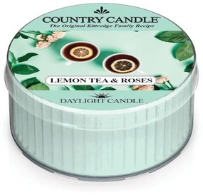 Country Candle Vonná Svíčka Lemon Tea & Roses, 42 g