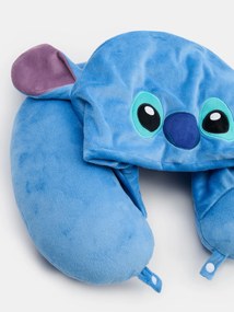 Sinsay - Cestovní polštář s kapucí Stitch - modrá