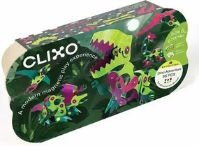 CLIXO Magnetická stavebnice Dino Adventure / 36 dílků / od 6 let