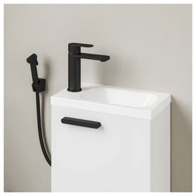 Ravak XJGL1100000 - Závěsné umyvadlo CHROME 40x22 cm litý mramor/bílá