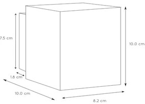 Lucide 23253/01/31 - Nástěnné svítidlo XERA 1xG9/42W/230V bílé