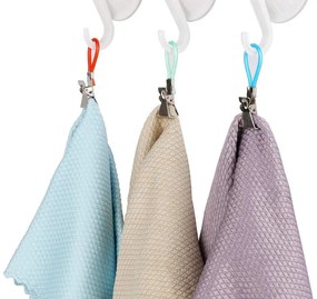 Verk Group 5x háčky háčky háčky háčky háčky háčky žáby koupelnové ručníky sada ručníků sada stěračů