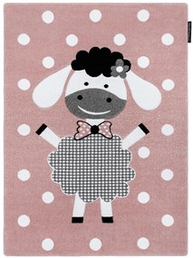 Dywany Łuszczów Dětský kusový koberec Petit Dolly sheep pink - 140x190 cm