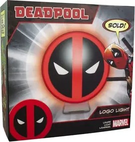 Paladone Lampa Deadpool Marvel / Stolní lampa / LED / 3x AAA baterie