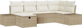 Set pohovek 6 ks polyratan 3360712