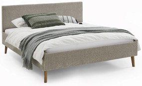 MEISE MÖBEL Čalouněná postel KRETA 180x200cm taupe 2162-10-5000