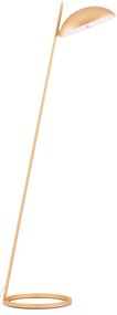 Designová stojací lampa Flute zlatá