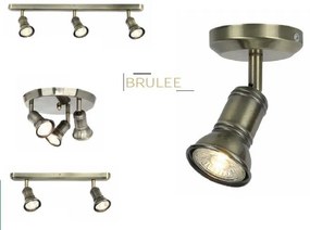 ACA DECOR Přisazené bodové svítidlo BRULEE max. 3x50W/GU10/230V/IP20, průměr 22,5 cm