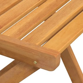 Skládací bistro židle 6 ks masivní akáciové dřevo - Default Title